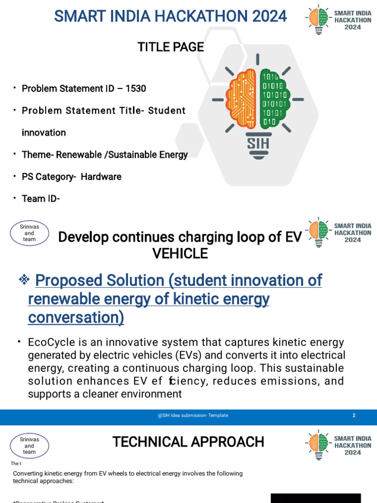 Title Page | PDF | Electric Vehicle | Brake