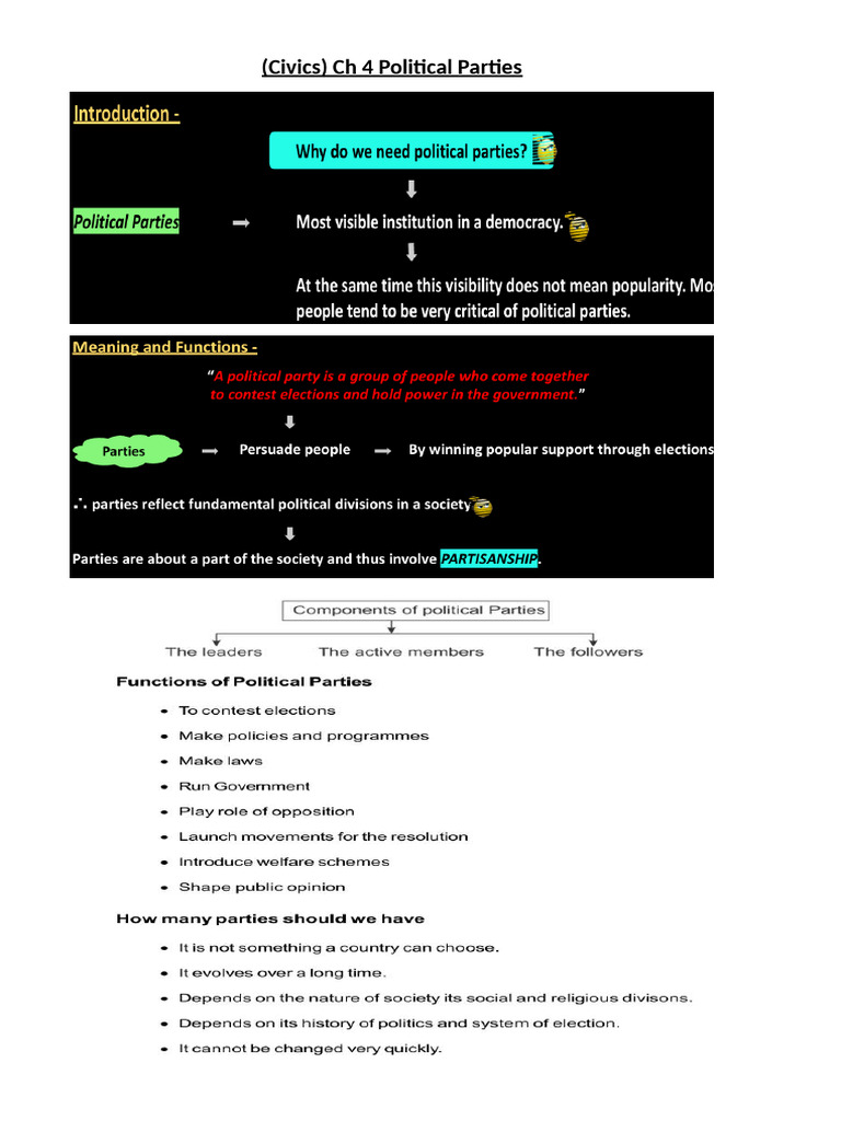 Class 10 CH 4 (Civics) | PDF