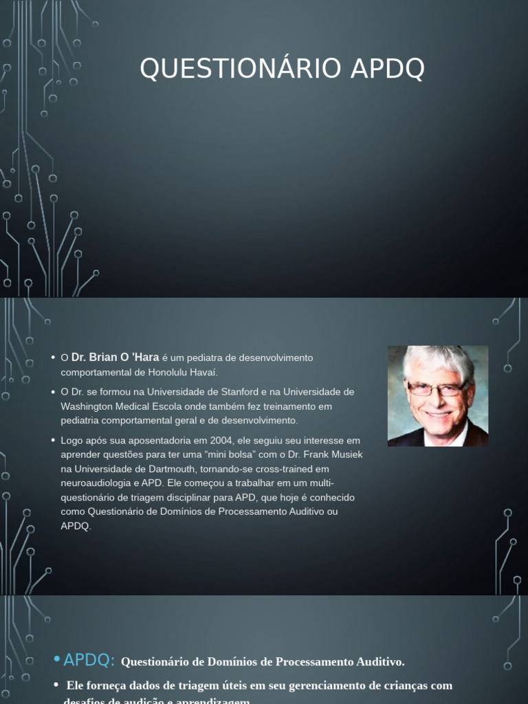 Slid APDQ | PDF | Conceitos psicológicos | Linguística