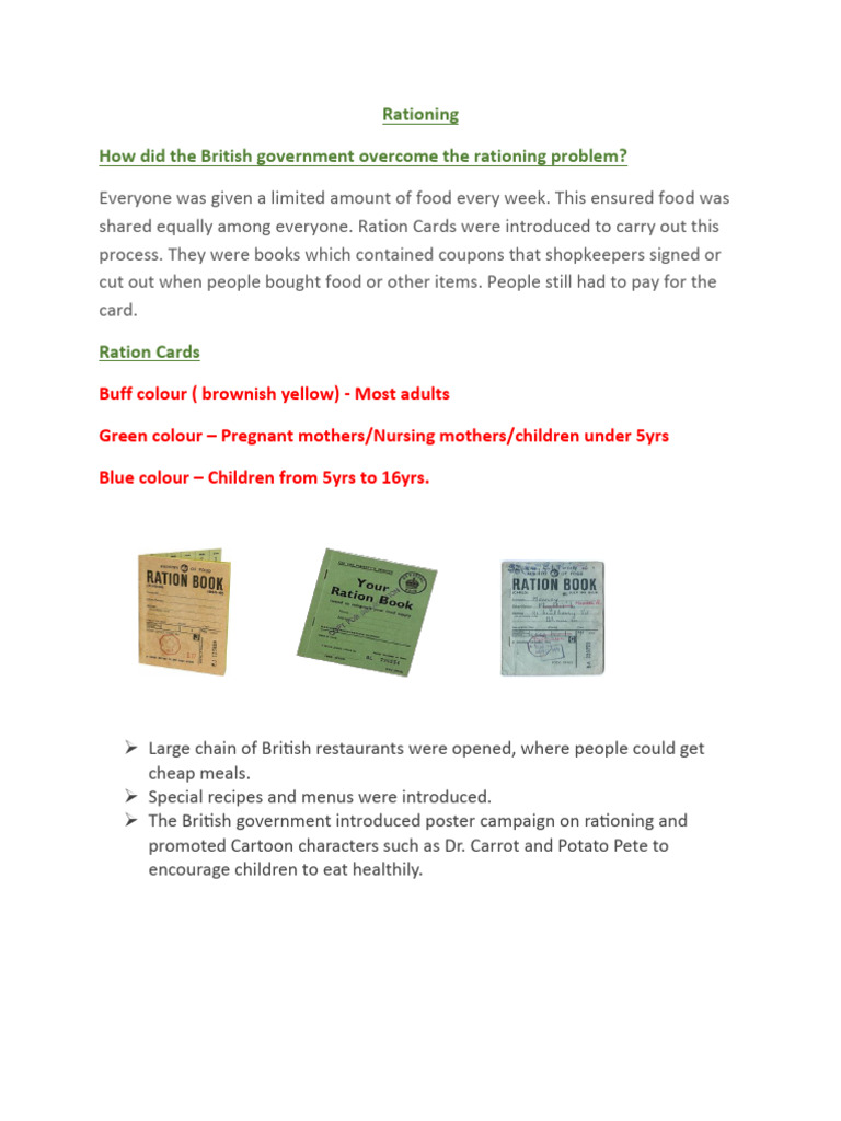 Rationing | PDF