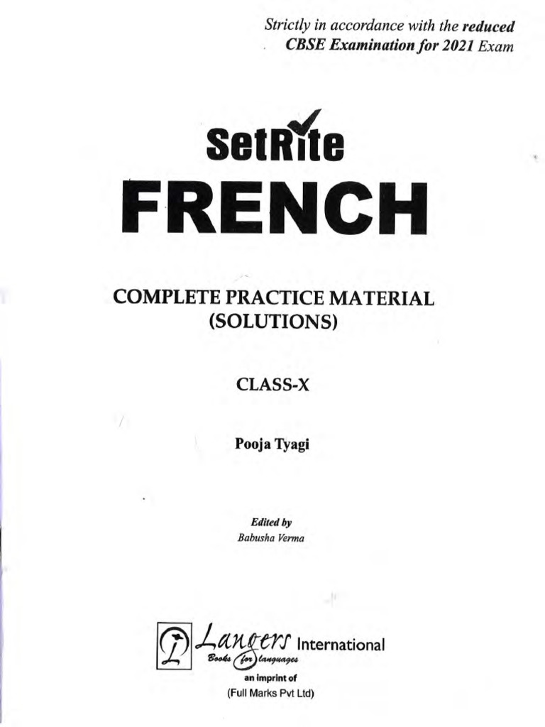 Setrite Solution X | PDF