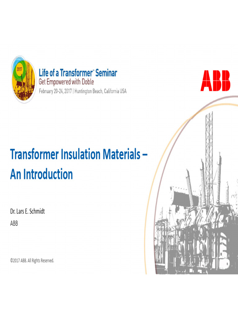 9 Schmidt - Transformer-Insulation Rev.1.1 | PDF | Pulp (Paper) | Wood