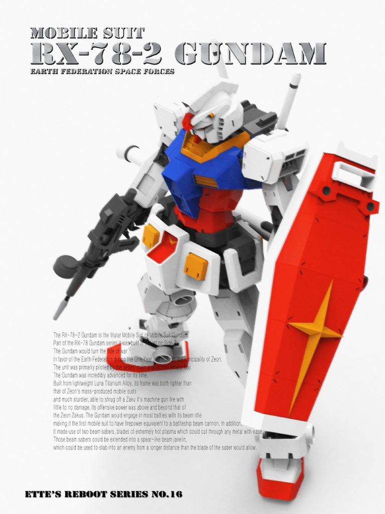 Ette - RX-78-2 Gundam | PDF