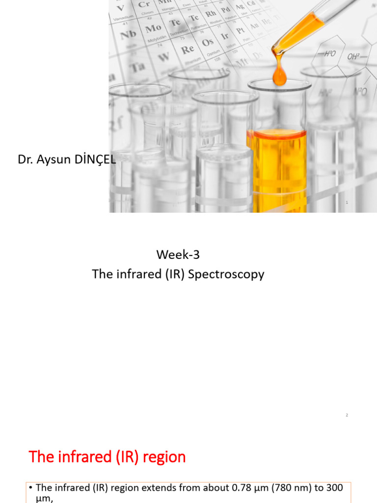 Infrared Spectroscopy Overview | PDF | Infrared Spectroscopy ...