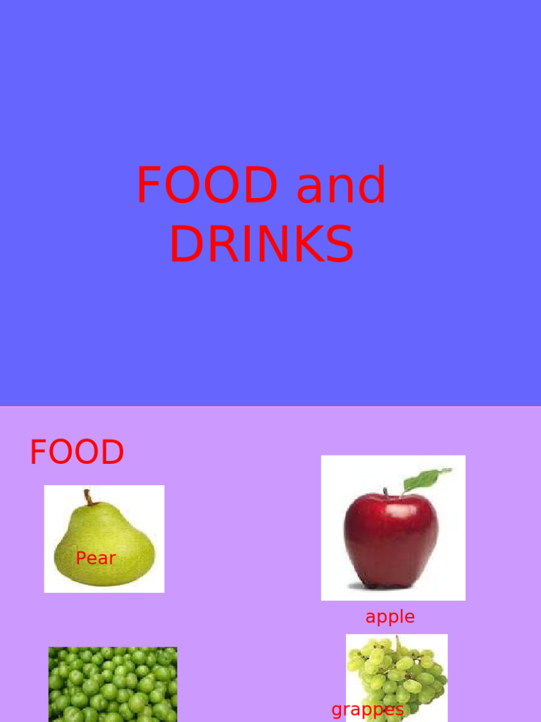 Food and Drinks | PDF