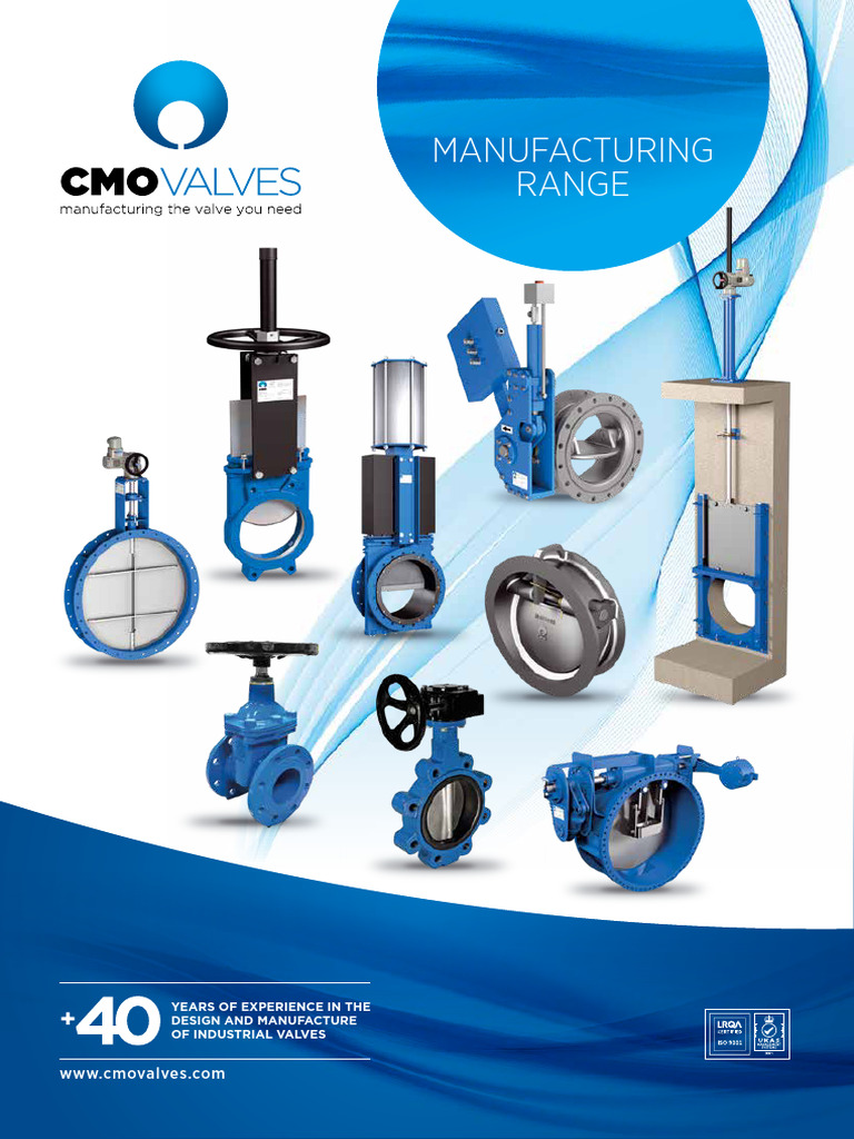 Cmo Valves General Manufacturing Range Ing | PDF | Valve | Mining