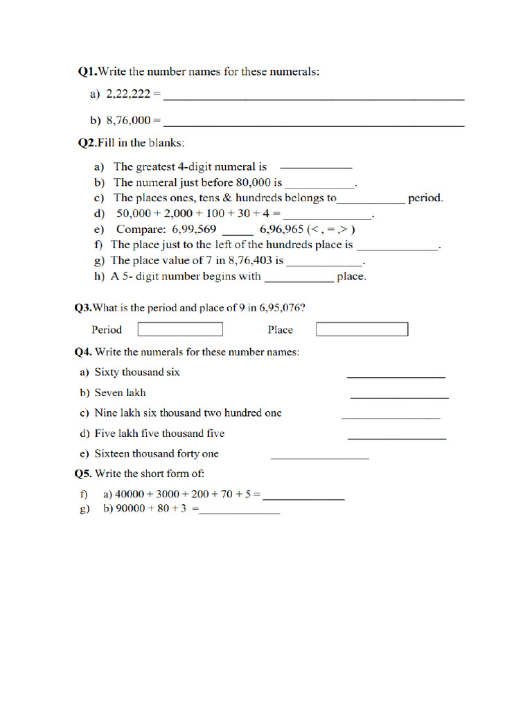 Practice Worksheet 1 | PDF