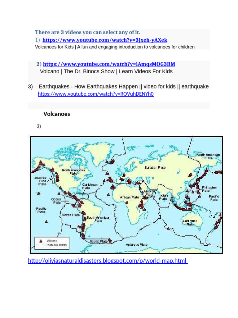 Kids' Guide to Volcanoes and Earthquakes | PDF