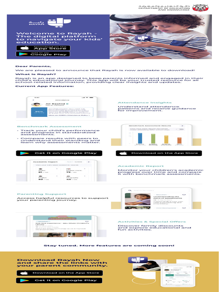 Rayah App Launch for Parents | PDF