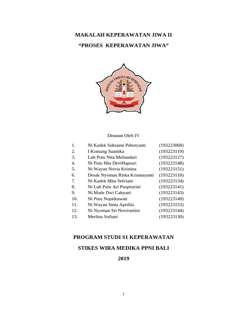 Proses Kep Jiwa | PDF