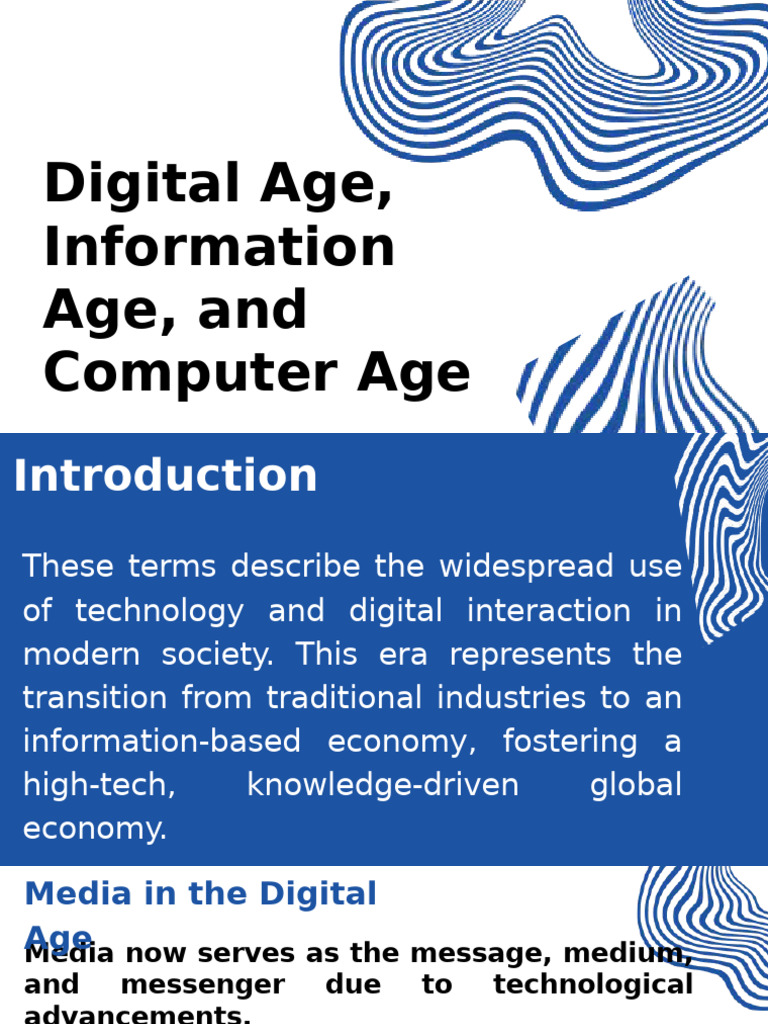 Digital Age Information Age and Computer Age | PDF | Mass Media | Security
