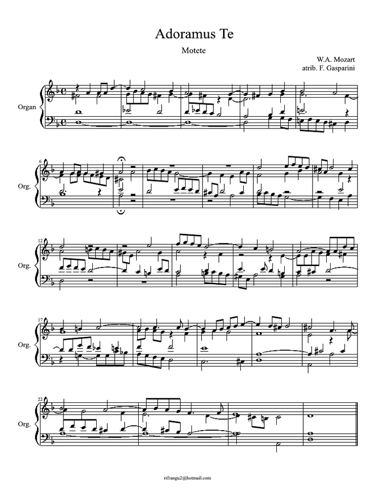 Adoramus Te 2 | PDF