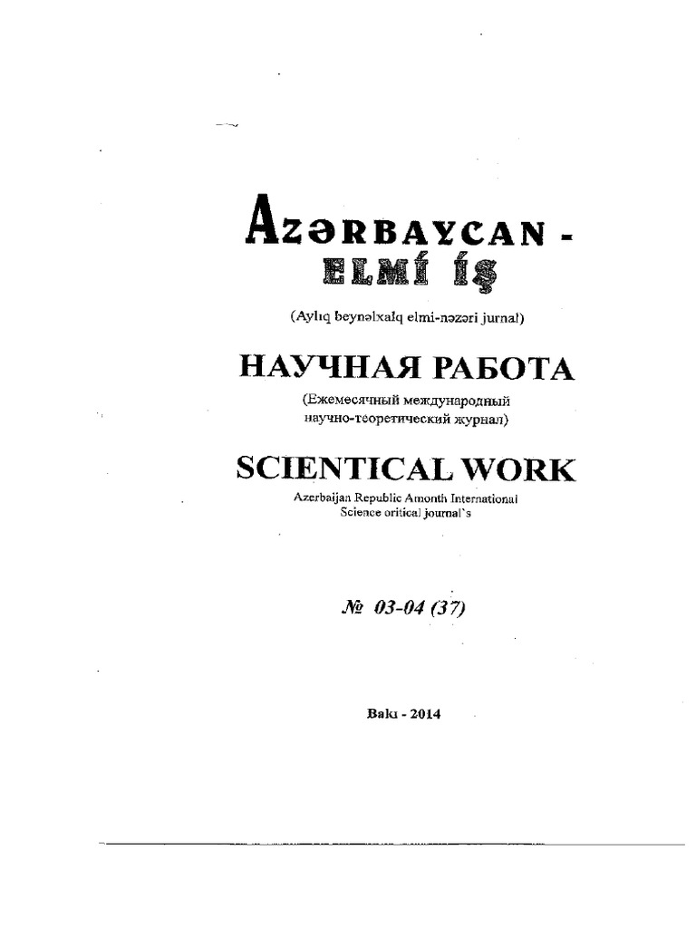 Scientific Work 7.1 | PDF