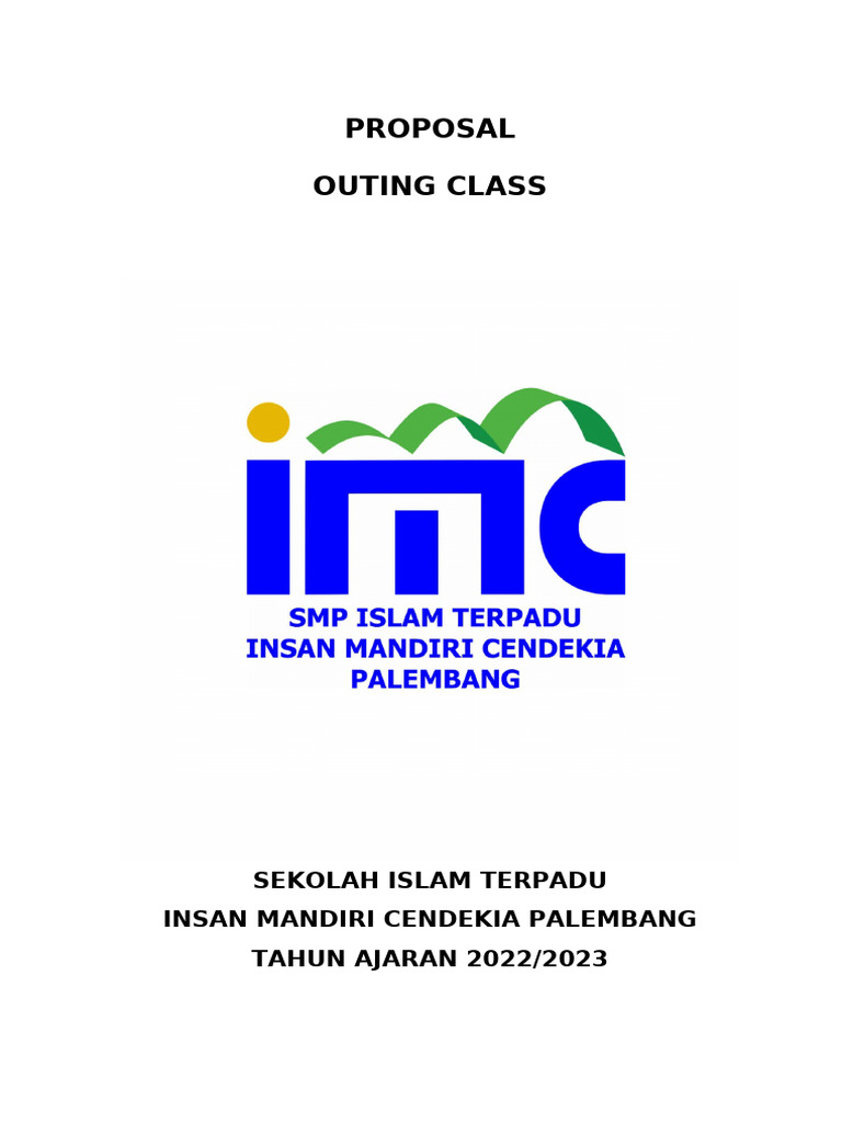 Proposal Outing Class | PDF