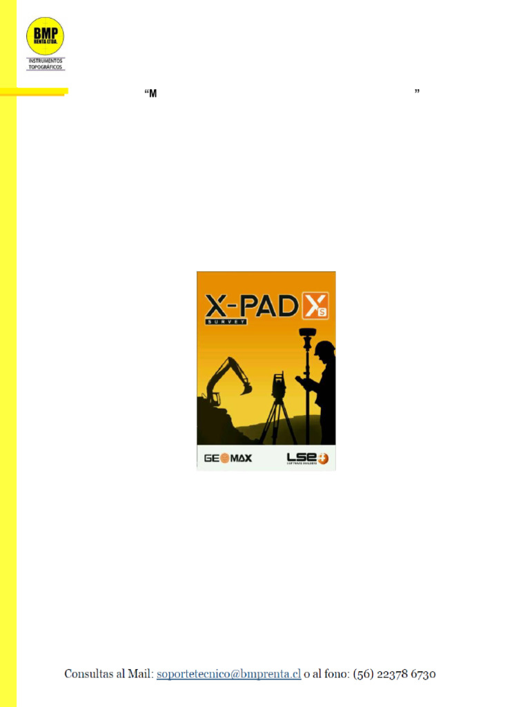 GeoMax GNSS Zenith 35pro - Levantamiento RTK, X-PAD Survey V 3.0 Windows CE | PDF