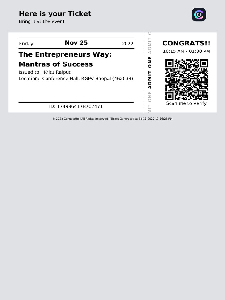 Ticket | PDF