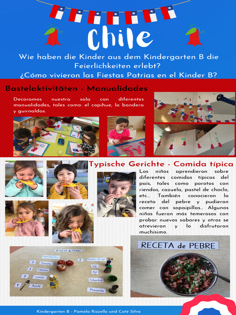 Infografia Chile Kindergarten B | PDF | Cocina latinoamericana | Cocina ...