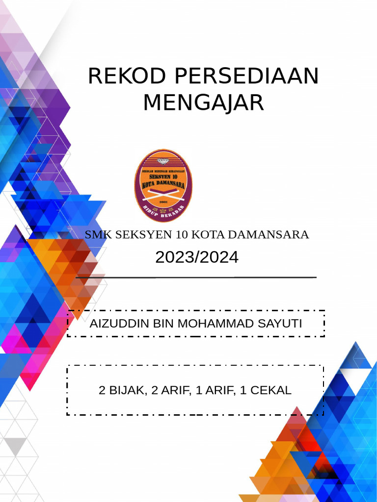 Contoh COVER RPM | PDF