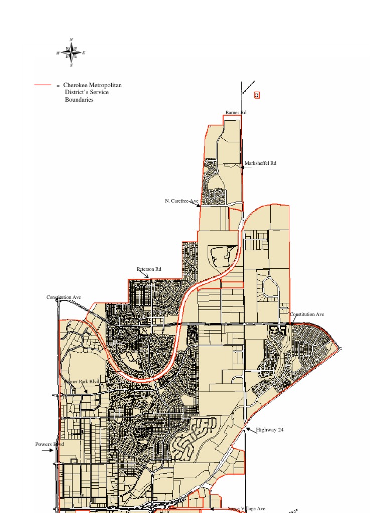 Cherokee Metro District Boundaries | PDF | Travel