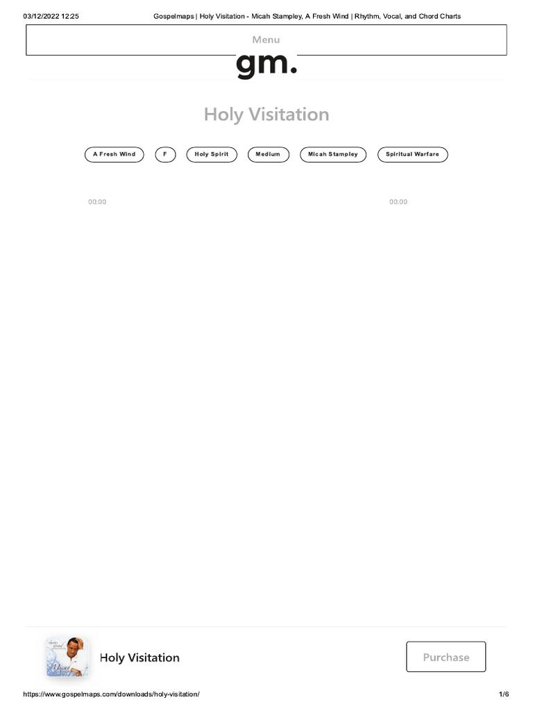 Gospelmaps - Holy Visitation - Micah St.. | PDF