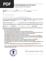41-A CrPC Notice Template | PDF | Public Law | Crime & Violence
