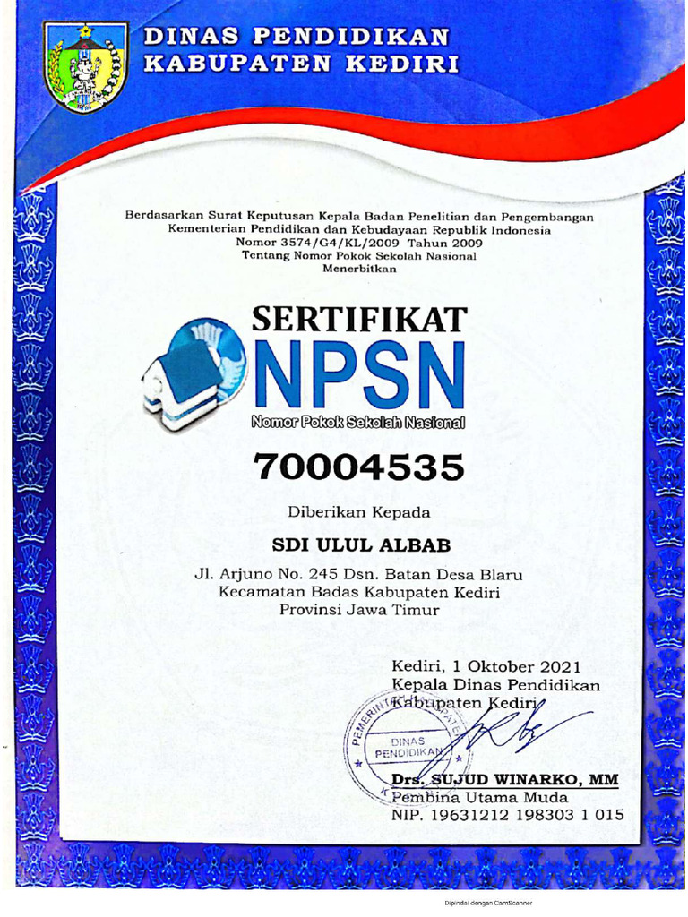 8.NPSN SDI Compressed | PDF