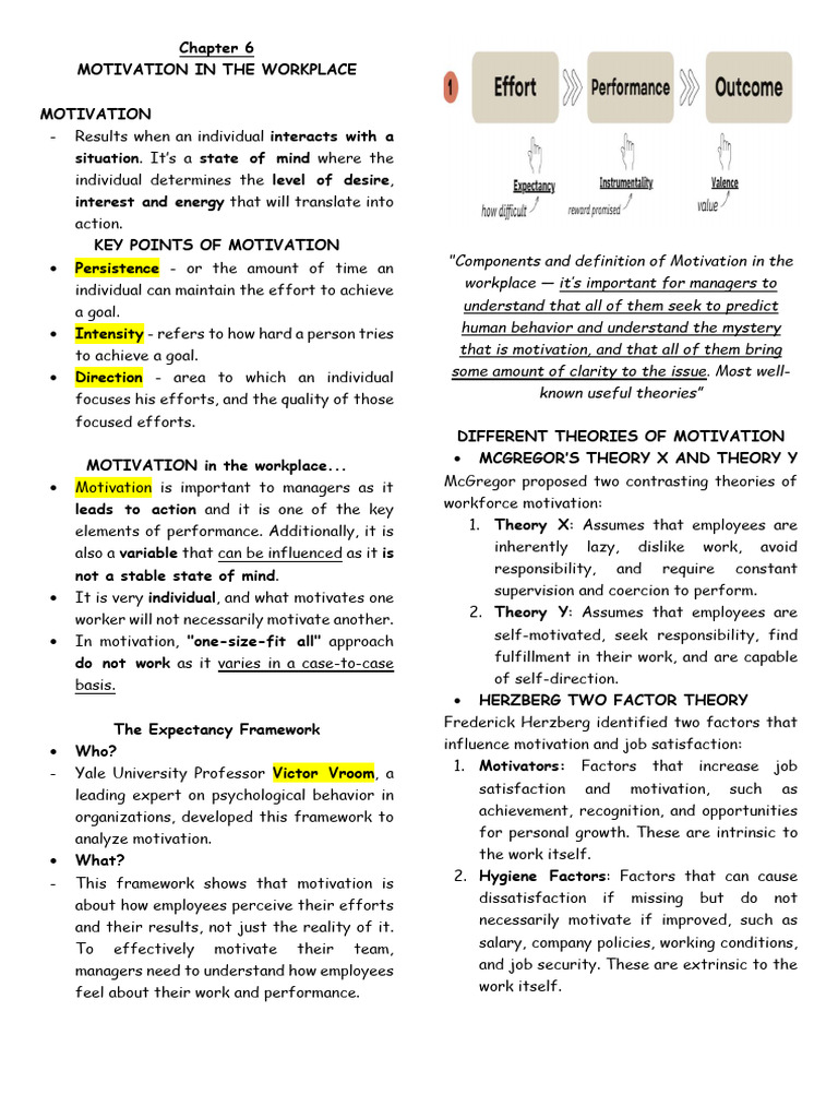 Workplace Motivation Strategies Explained | PDF | Motivation | Motivational