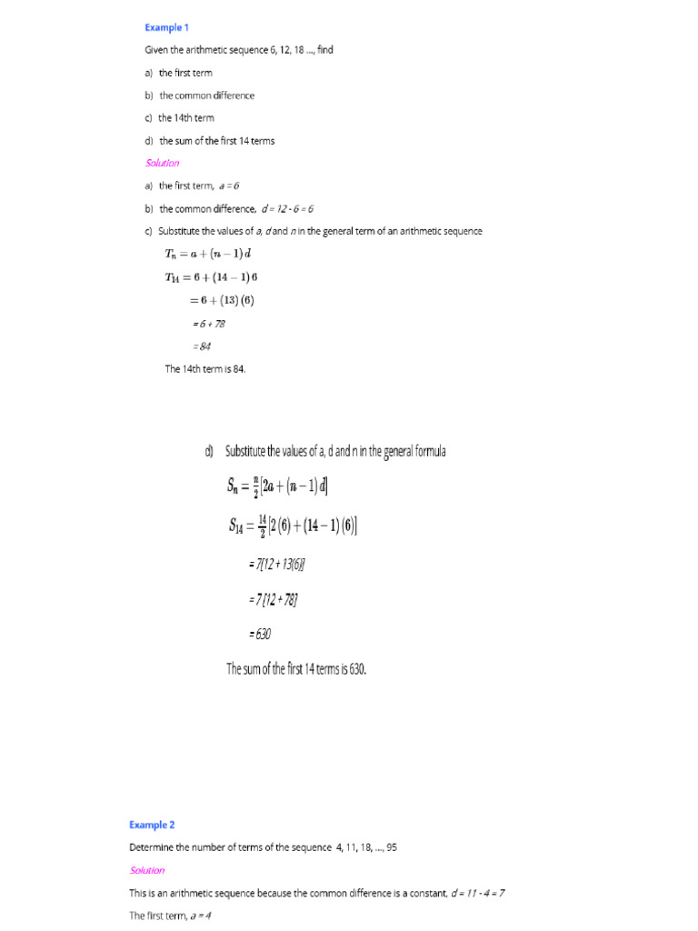 Presentation1 Examples Sequence | PDF