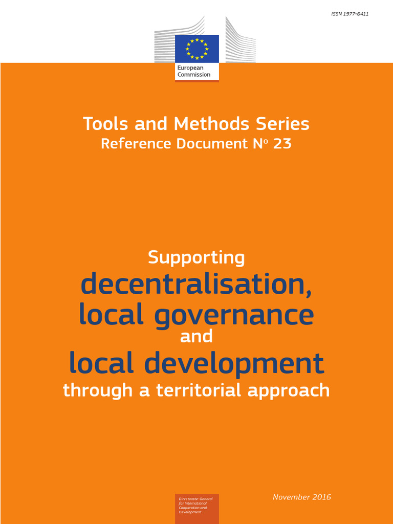 Tools and Methods Series: Decentralisation, Local Governance Local Development | PDF ...
