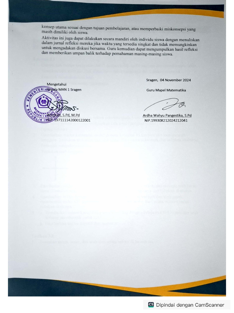 RPP Moderasi TTD Kamas | PDF