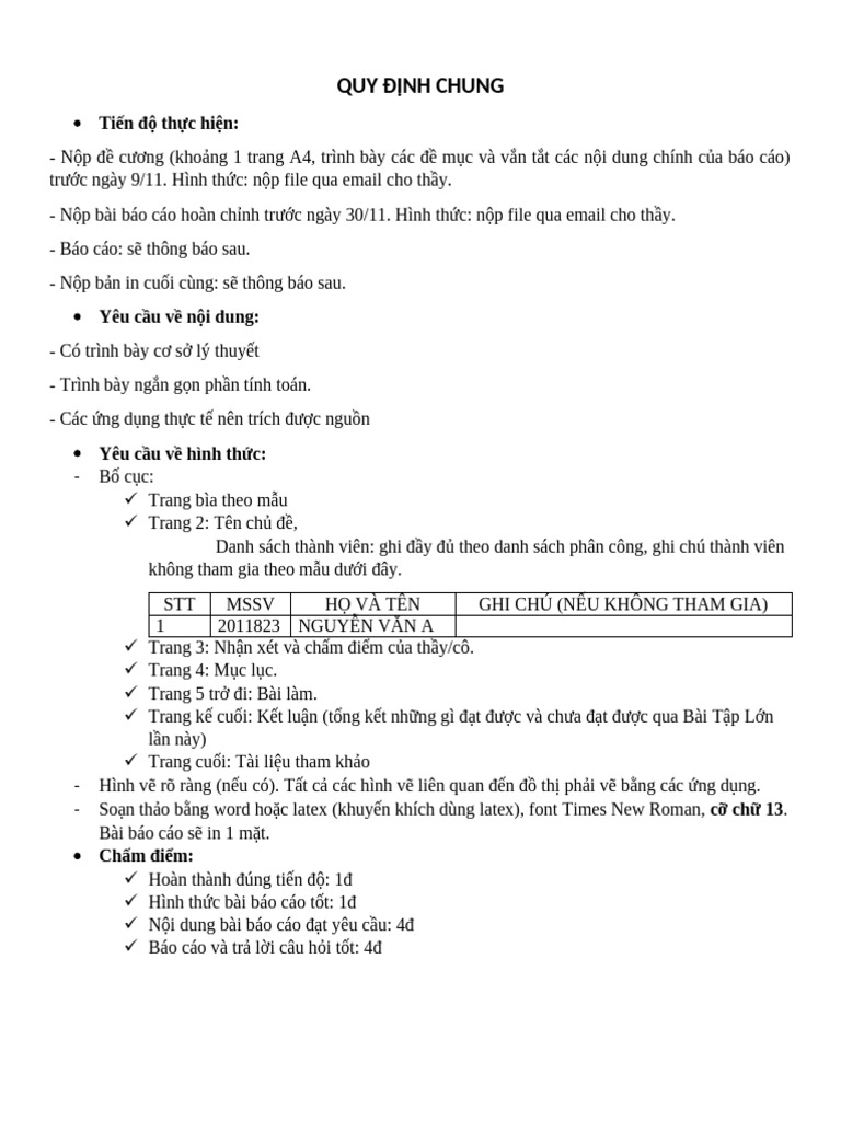 THÔNG BÁO CHUNG VỀ BTL | PDF