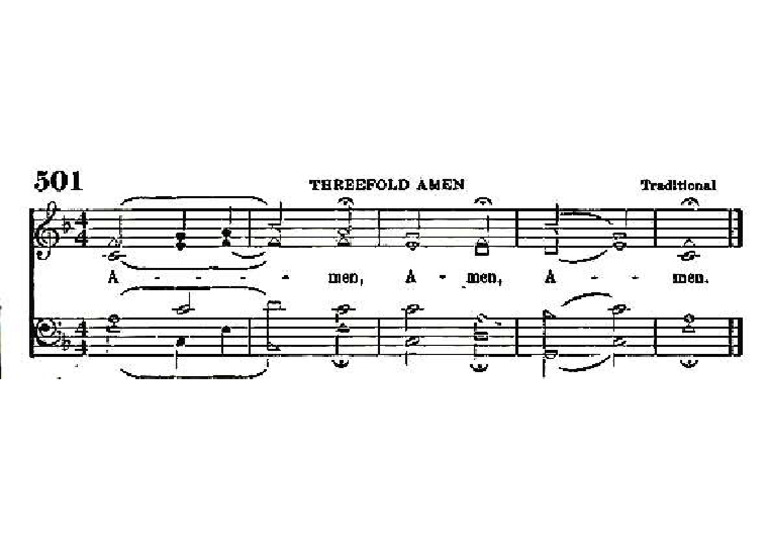 Traditional - Threefold Amen | PDF