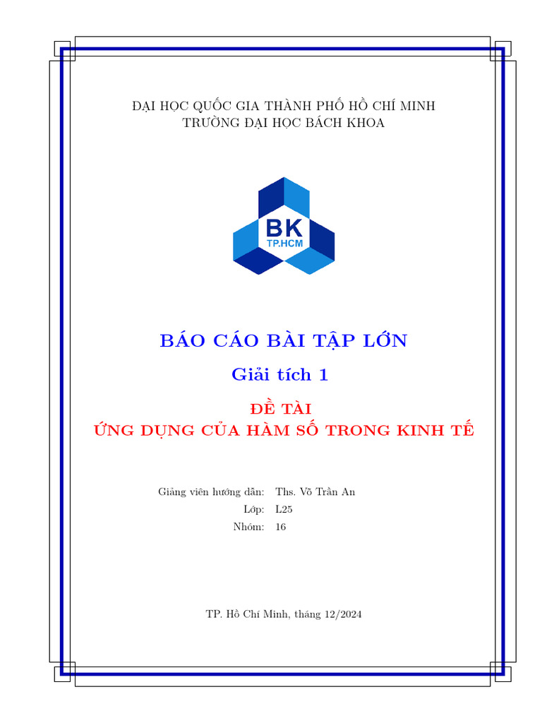 Báo Cáo BTL GT1 | PDF