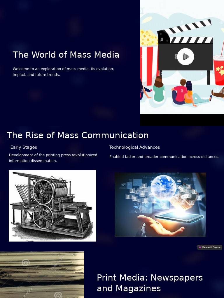 The World of Mass Media | PDF