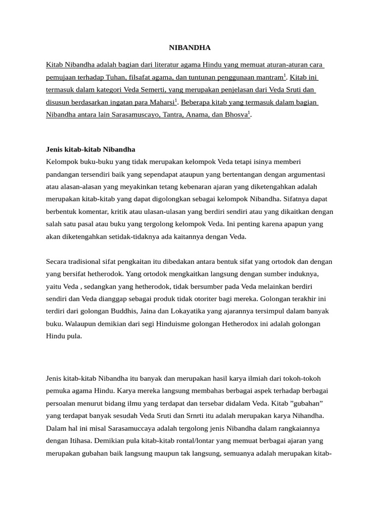 Kitab Nibandha | PDF