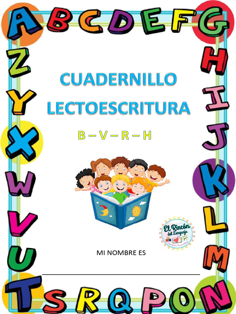 Cuadernillo Lectoescritura B, V, R, H | PDF