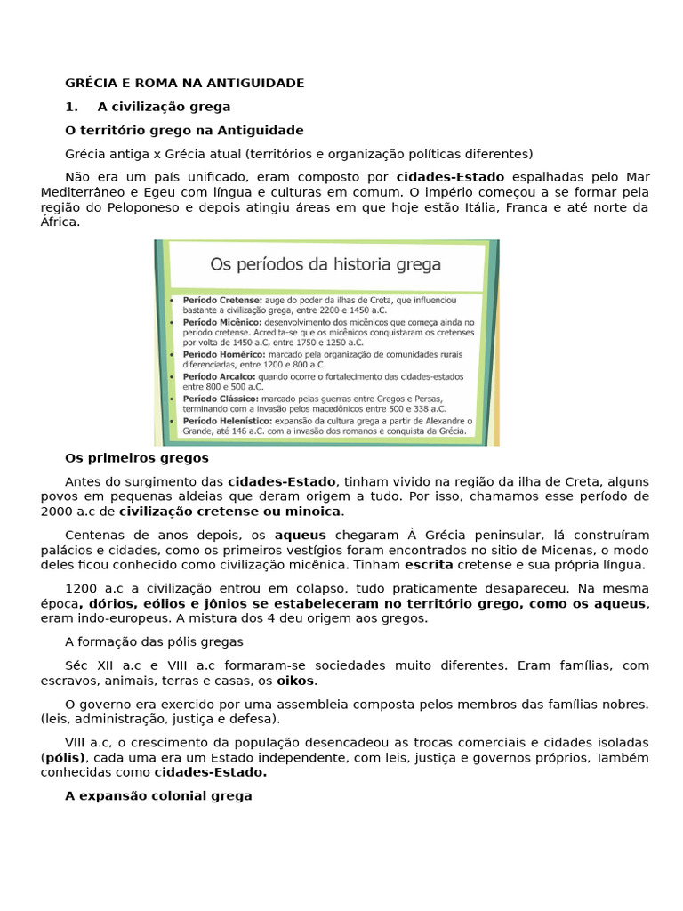 Grécia e Roma na Antiguidade | PDF | Grécia Antiga | Esparta