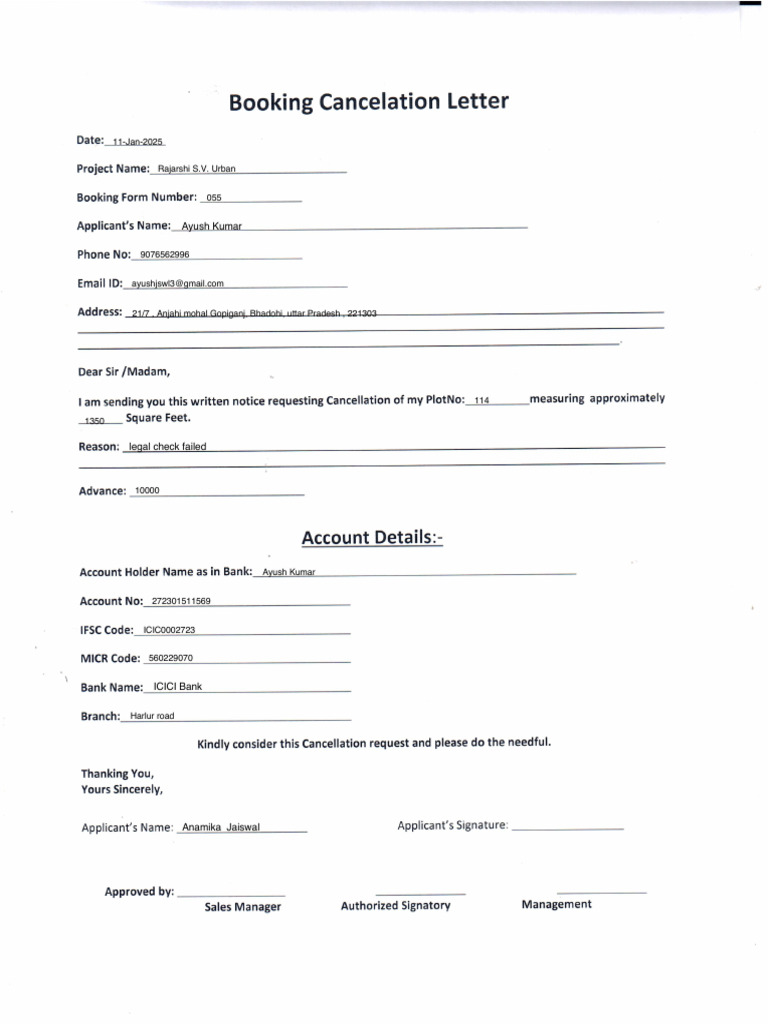 Cancellation Form (1) (3) (1) (2) | PDF