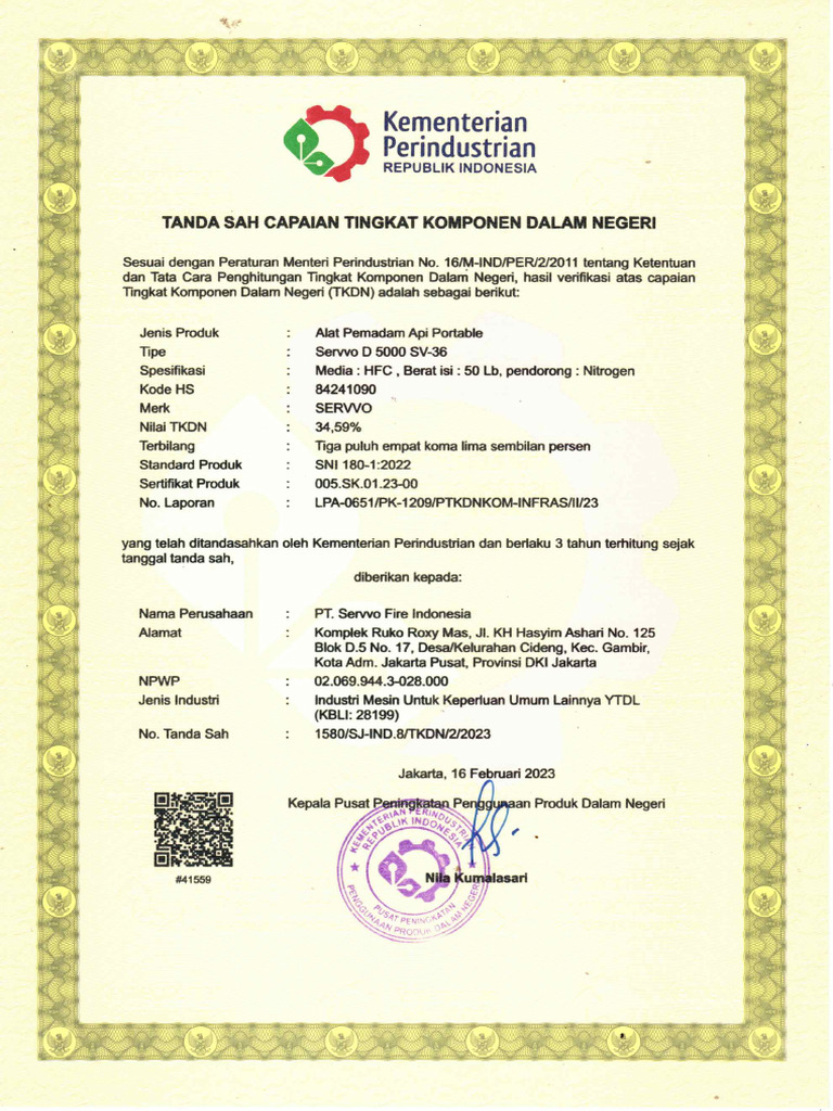 TKDN Sfi D 5000 SV-36 | PDF