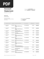Kotak Mahindra Bank Statement Sample | PDF | Debit Card | Payments