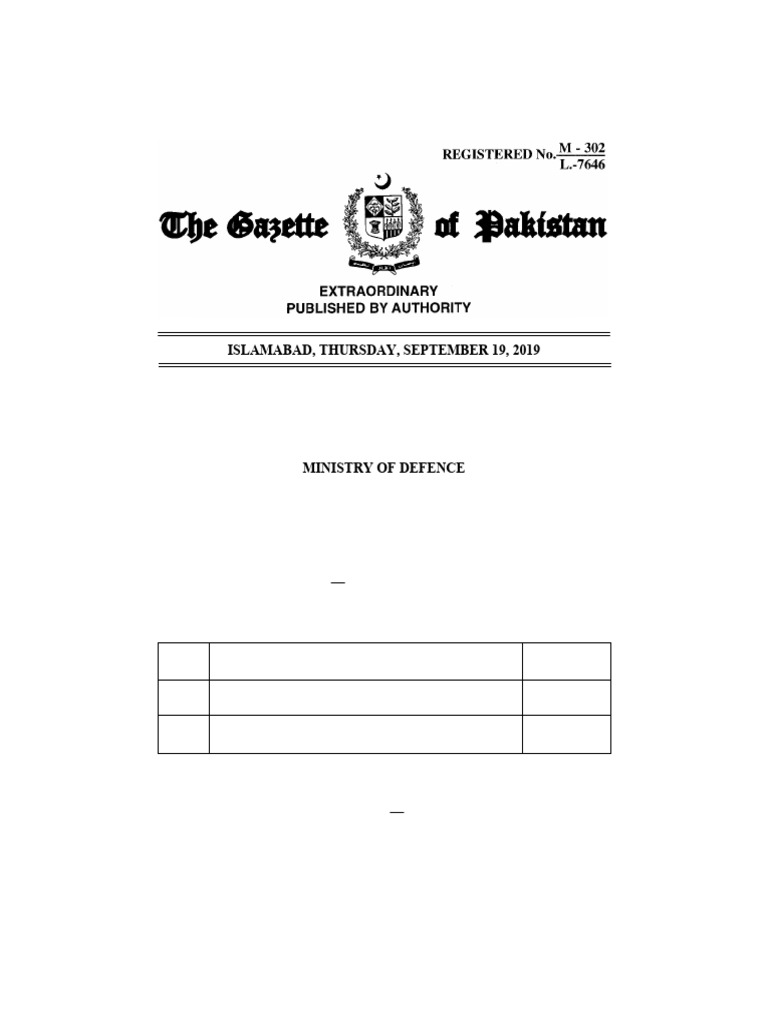 1432(19)Ex Gaz-II | PDF | Government Of Pakistan