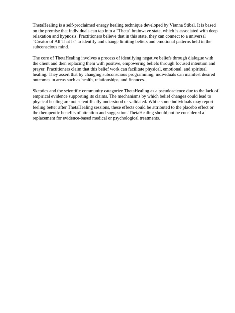 Theta Healing | PDF
