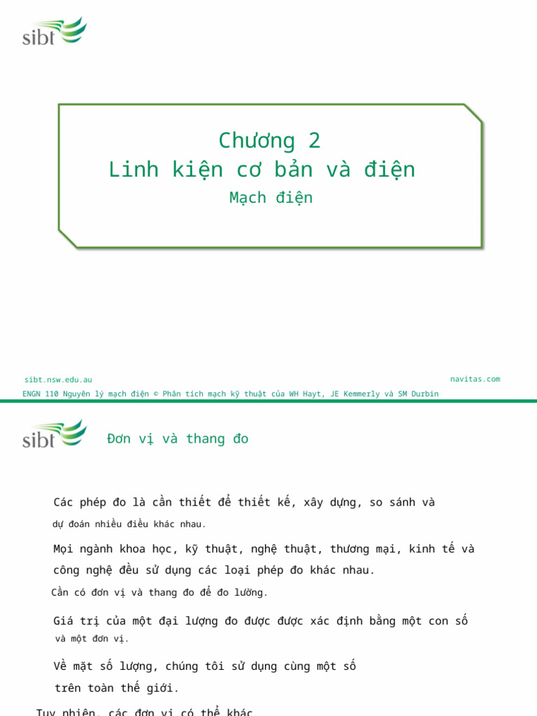 ENGN110 Chapter 2 Basic Components and Electric Circuits | PDF