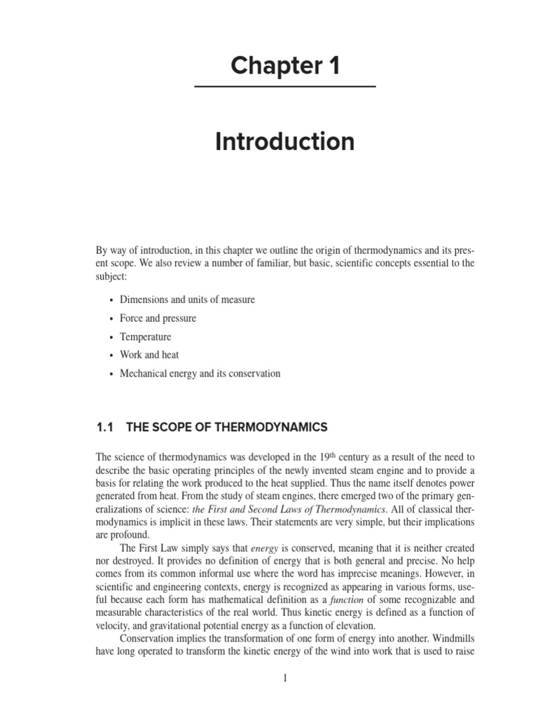 Introduction to Thermodynamics Concepts | PDF | Heat | Temperature