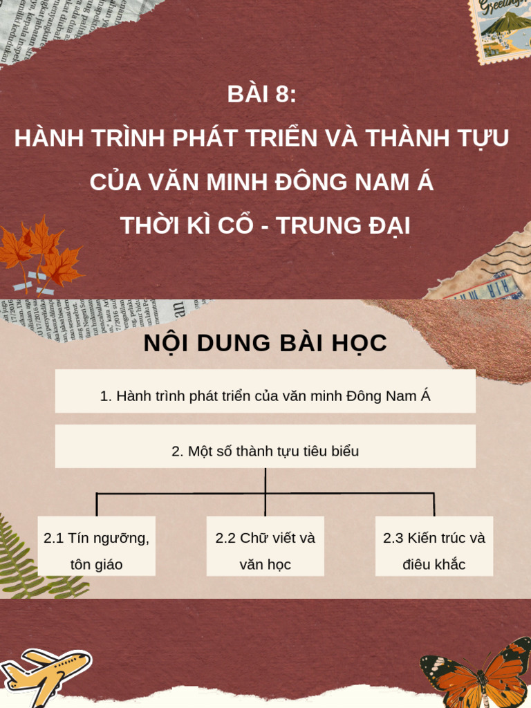 Bài 8+9. VĂN MINH ĐÔNG NAM Á TH I KÌ C TRUNG Đ I | PDF