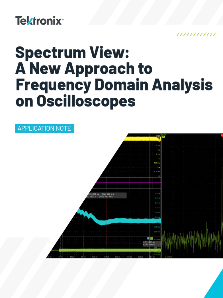 Spectrum View App Note 48W 61563 3 | PDF | Spectral Density | Fast ...