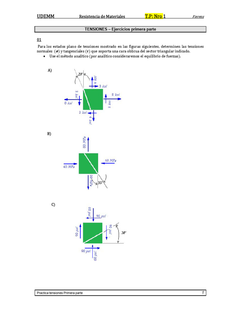TP TENSIONES 1er Parte 2Q 2024 | PDF