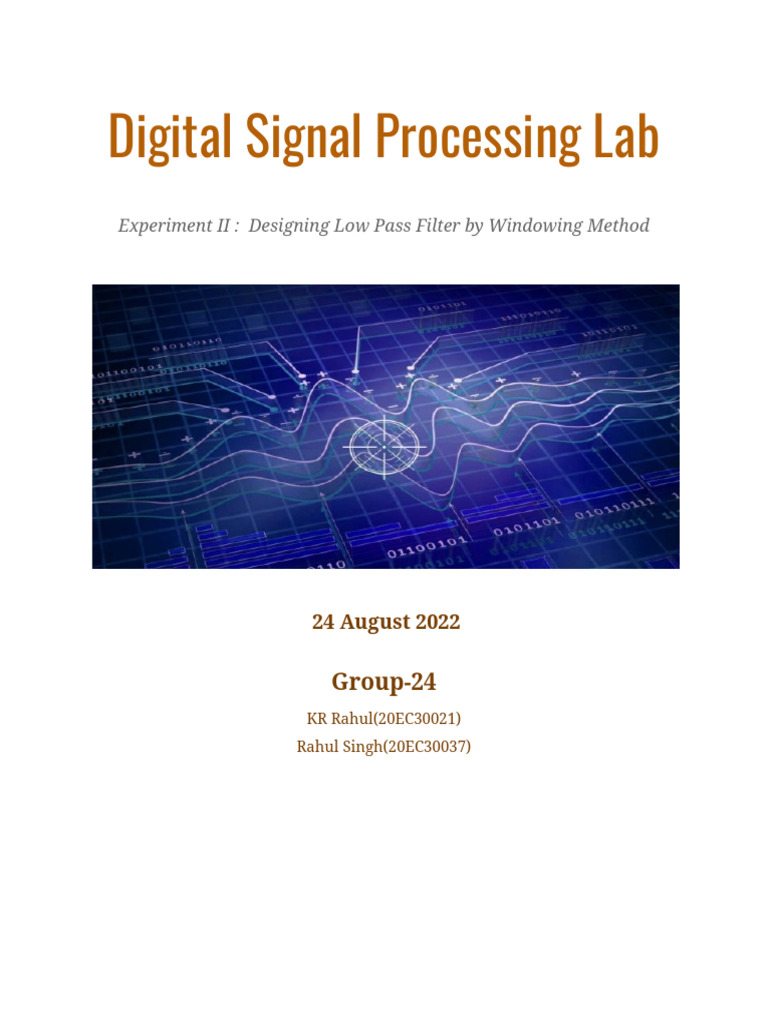 EC39201 - Expt2 - Lab Report - Grp-24 | PDF | Electronics | Control Theory