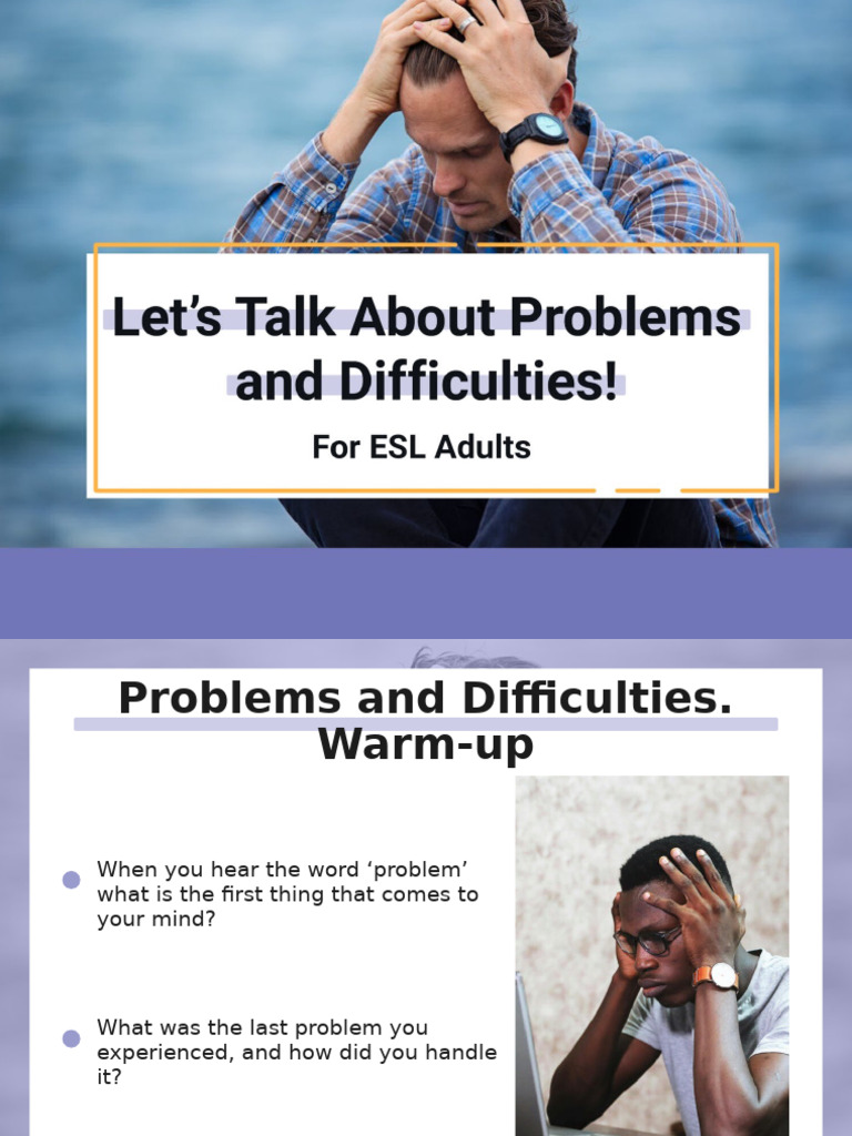 Common Expressions for Discussing Problems | PDF | Idiom