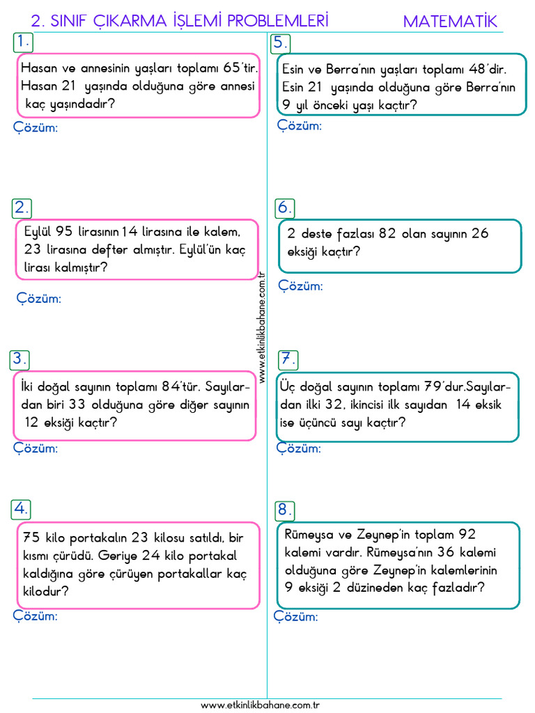 Sinif Cikarma Problemleri Ve Cozumleri | PDF